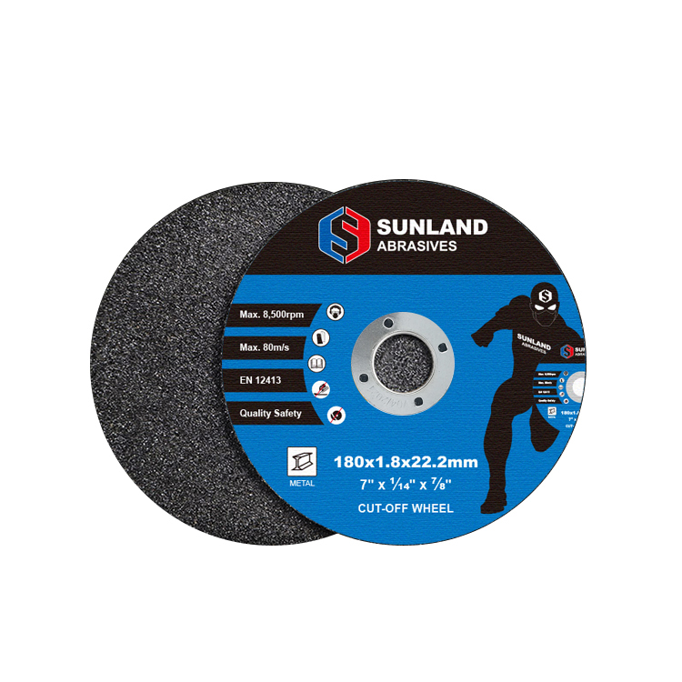 Cutting disc 180x1.8x22mm - SUNLAND ABRASIVES