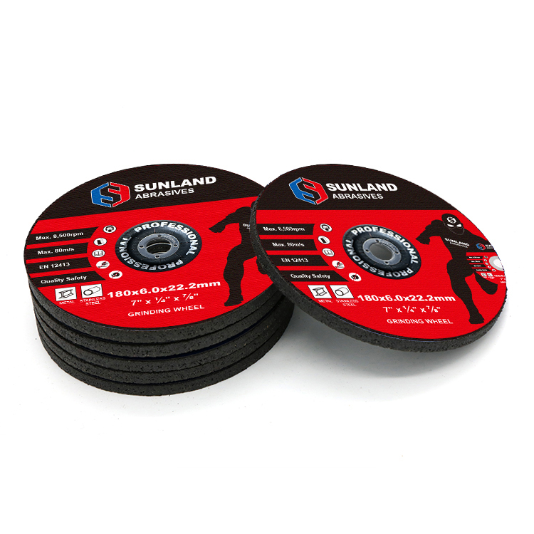 Sunland Wholesale Grinding Discs 180x6x22 - SUNLAND ABRASIVES